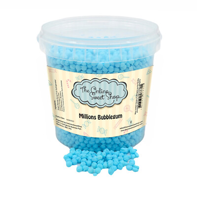 Millions Bubblegum Sweets Bucket Pick and Mix Candy Retro Party Treats ...