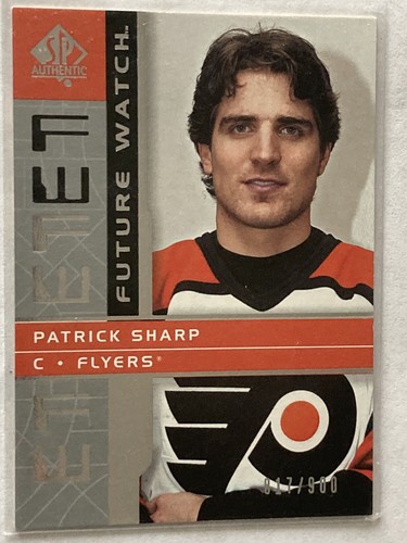 2002-03 SP Authentic Patrick Sharp #155 Future Watch Rookie Card 817/ ...