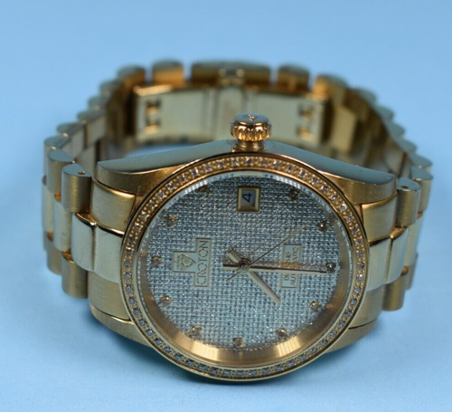 Croton Jumbo Automatic 71 Diamond Skeleton Stainless Steel Watch | eBay