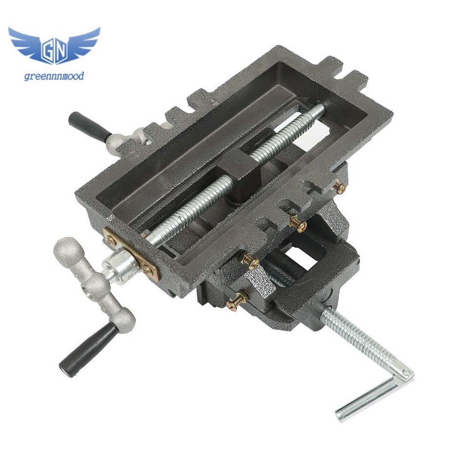 3"/4"/5"/6" Cross Drill Press Vise Slide Milling 2 Way X-Y Clamp Heavy ...