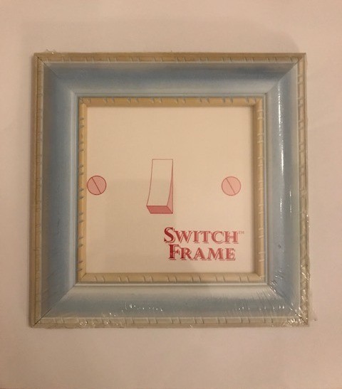 Light Switch Surround Traditional Light Switch Frames Blue Silver Black ...