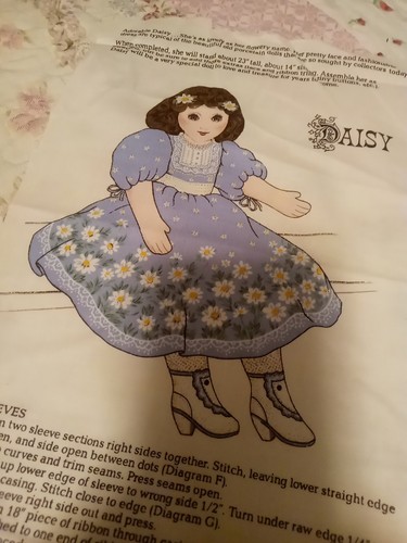 Daisy Doll Panel 23" Doll Cut And Stitch Together | eBay