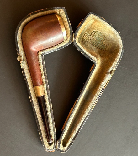 VINTAGE CPF FRENCH BRIAR PIPE BAKELITE STEM in original case | eBay