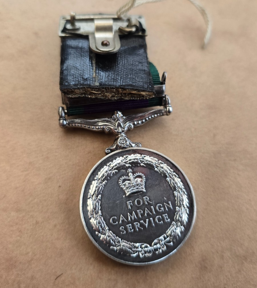 British Military CSM Medal PT D.McGinnie Queens Own Highlanders ...
