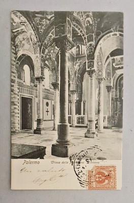 cartolina palermo chiesa formato piccolo 1904 | eBay