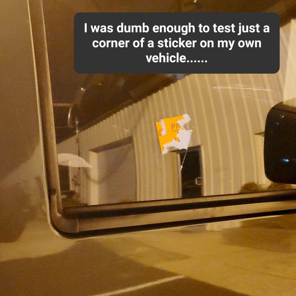 Bad Parking Stickers (20 Pack) Parking Violation Eggshell Sticker Hard ...