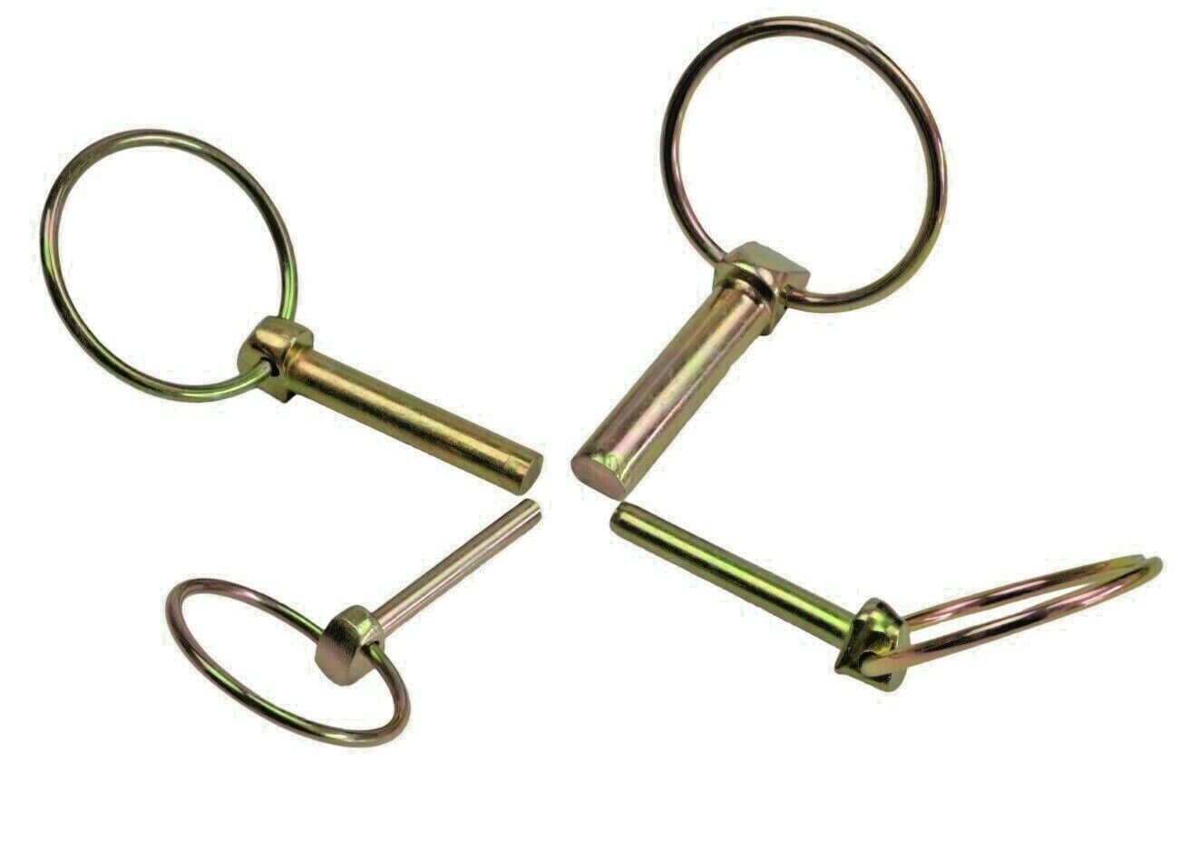 50 Piece Lynch Pin Clip With Snap Ring Lock 4.5 up to 11 mm Grab Kit ...