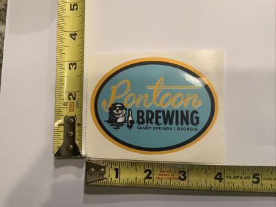 Pontoon Brewing Sandy Springs Georgia Sticker/Decal | eBay