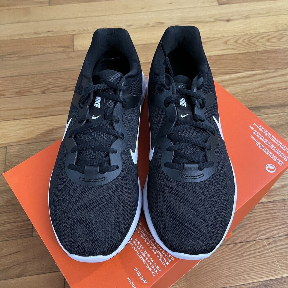 🔥Nike REVOLUTION 6 Mens Black White Extra Wide (4E) Sneakers Size 9 ...