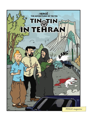 TINTIN IN TEHRAN * Deutsch / German edition * NEW * ("Tim und Struppi ...