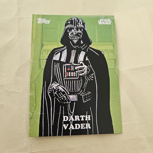 2016 Topps Star Wars Card Trader Physical Cards Classic Art Darth Vader ...