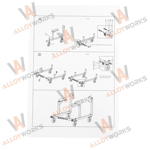 Engine Cradle Lift Stand w/ Wheels For Ford Small Block. | eBay