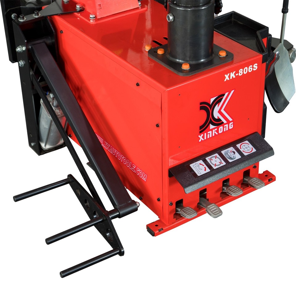 XK 806S Auto Tire Machine 2.0HP 14”-28” Rim Clamp Wheel Changer Repair ...
