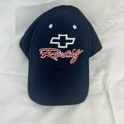 Chevy Racing Hat Baseball Cap Blue Adjustable Strap Chevrolet ...