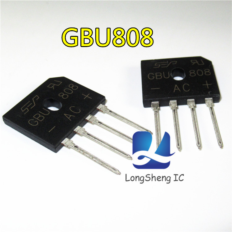 10PCS GBU808 Bridge SEP Semi Bridge Rectifier, 8A, GBU808 NEW | eBay