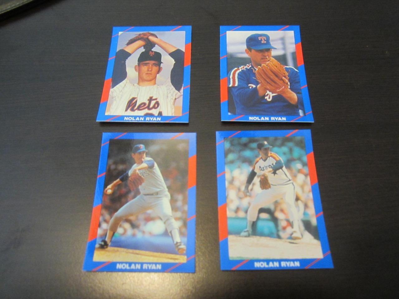 NOLAN RYAN MINT 4 CARD BRODER SET NEW YORK METS TEXAS RANGERS HOUSTON ...