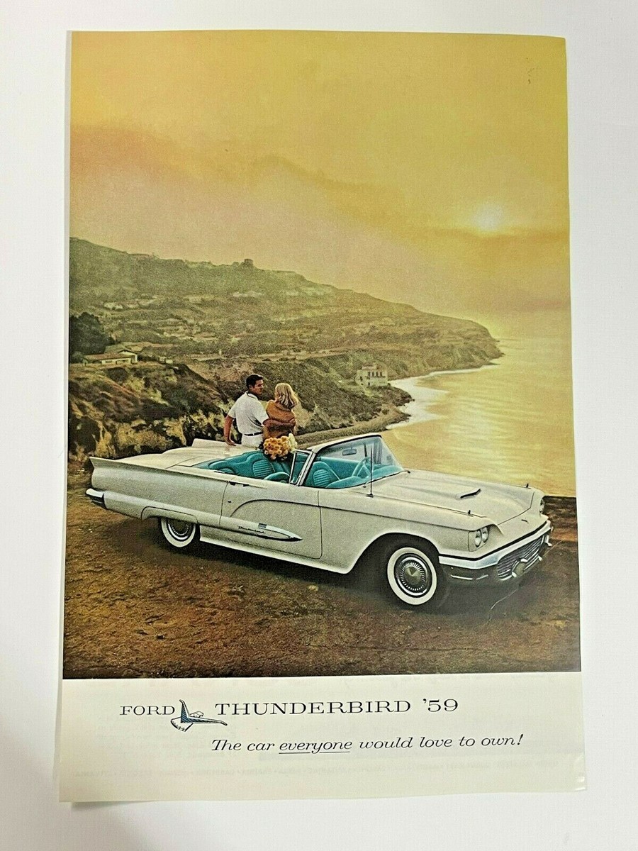 1959 Ford Thunderbird Yellow