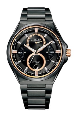 Citizen Atessa Eco-Drive Ring Solar ACT Line Moon Phase BU0065-64E Men ...