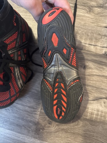 Asics Dan Gable Ultimate 2 Wrestling Shoes J900Y Red /Black Very Rare ...