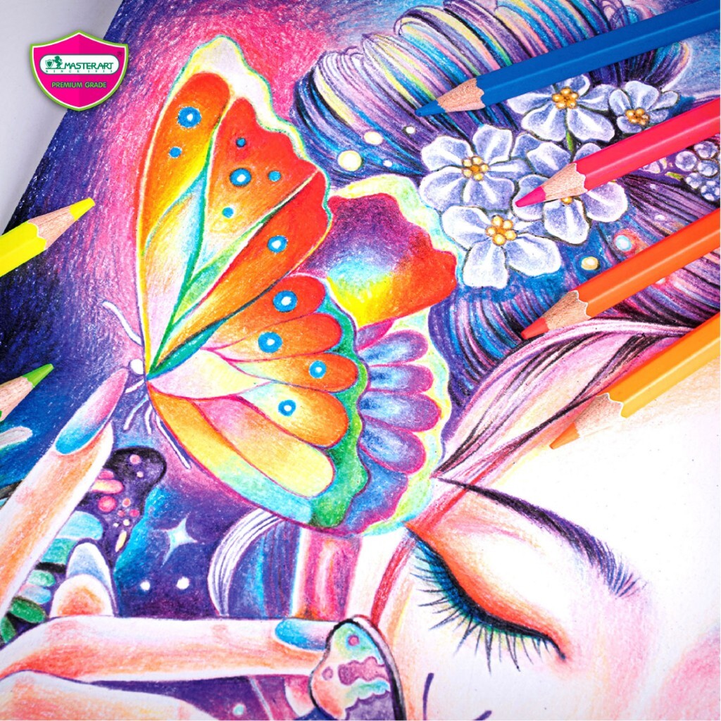 Master Art Colored Pencils Box Set 150 Colors Coloring Drawing Art ...