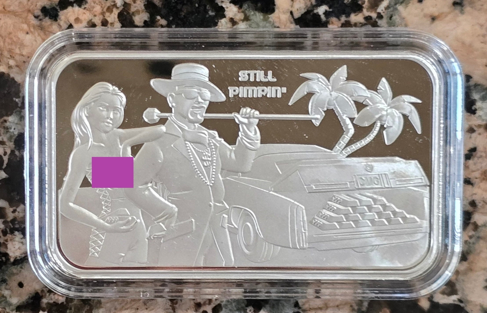 2024 Still Pimping Sexy 1 Oz .999 CMG Mint Silver Art Bar Rare w/ COA ...