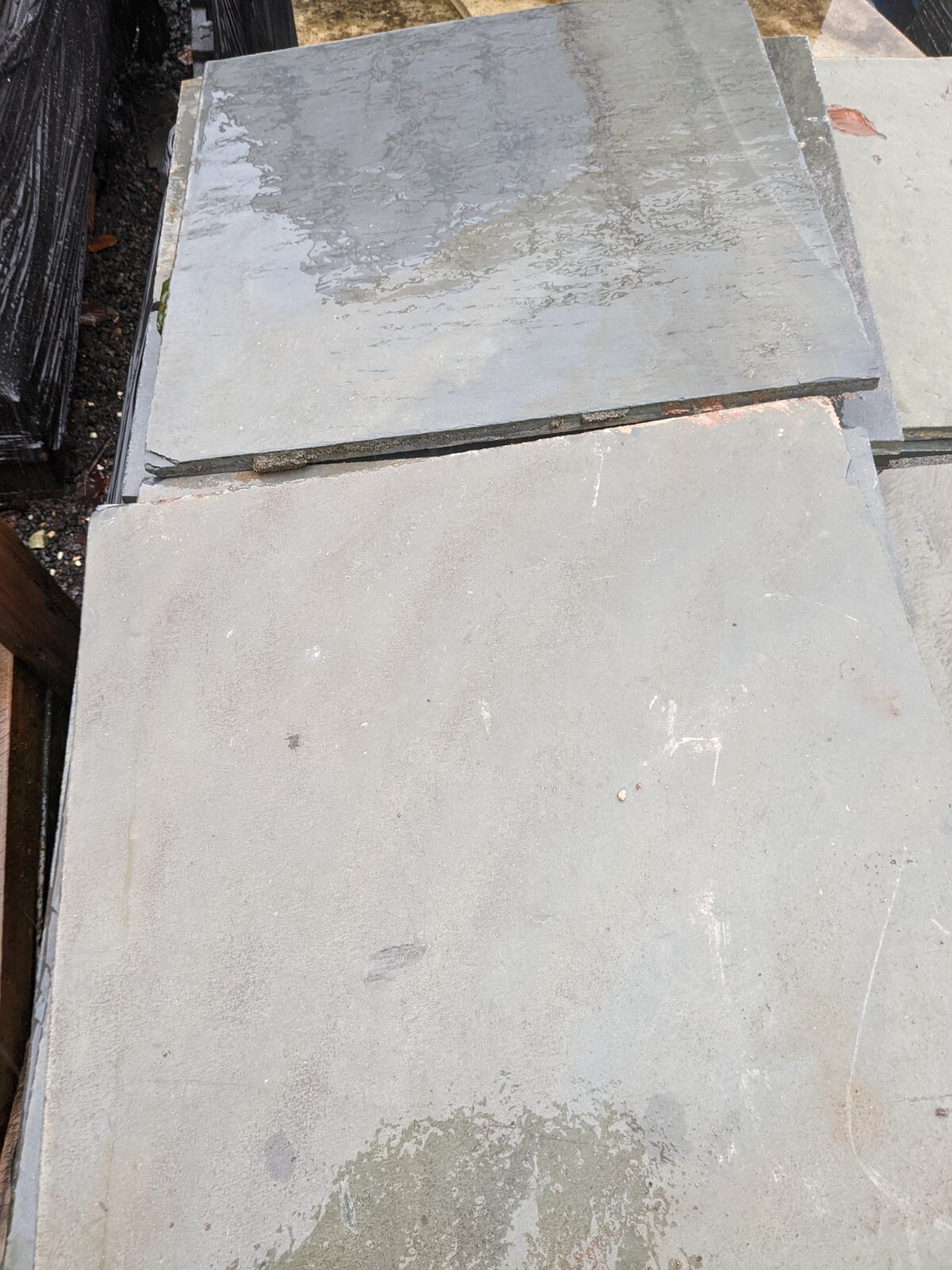 RECLAIMED SLATE SLABS NATURAL SLATE FLOOR STONE SLABS FLAGSTONES | eBay UK