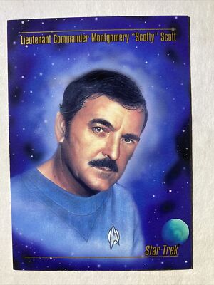1993 SkyBox Master Series Star Trek #05, LT. Commander Montgomery ...