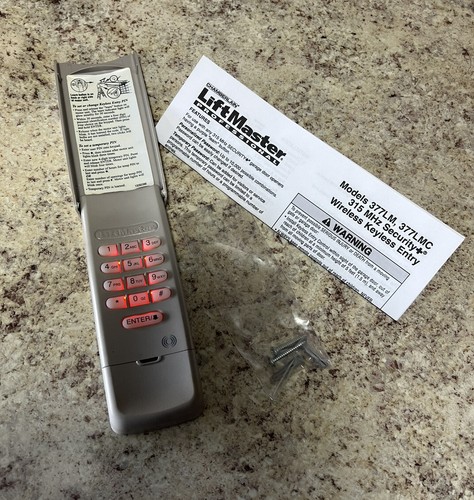 LiftMaster Chamberlain 377LM garage door opener wireless outside keypad ...