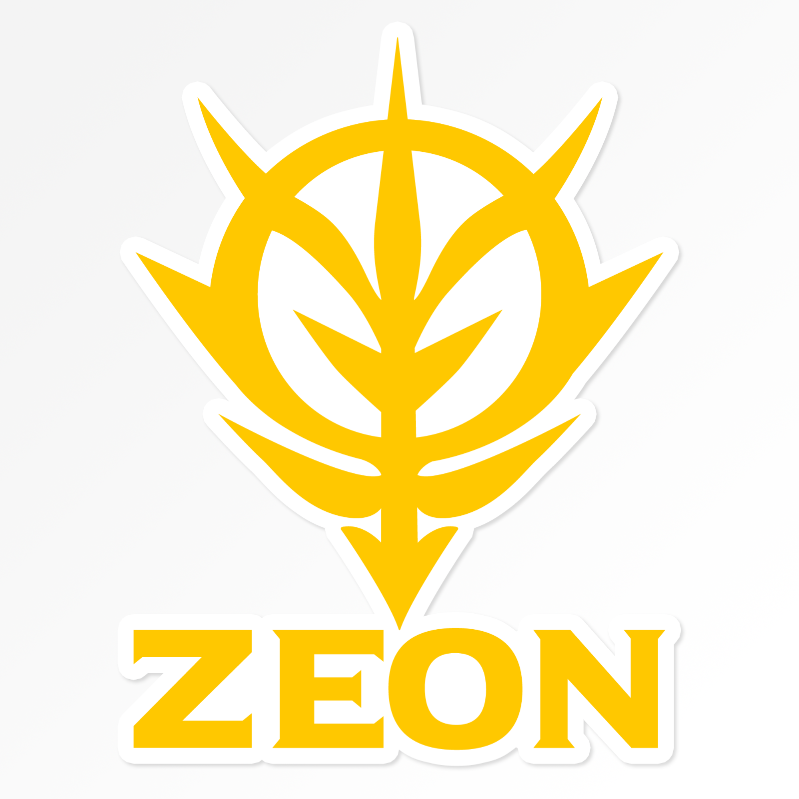 Mobile Suit Gundam Zeon Principality Emblem Logo Anime Vinyl Sticker 3 ...