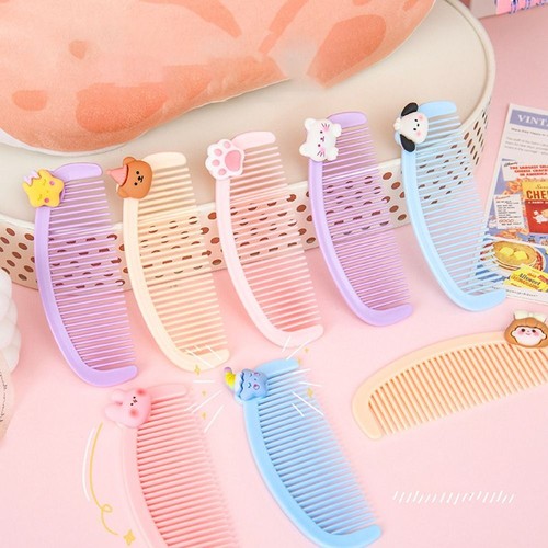 Cute Strawberry Pattern Kids Hairdressing Comb Fine-toothed Comb Kids ...