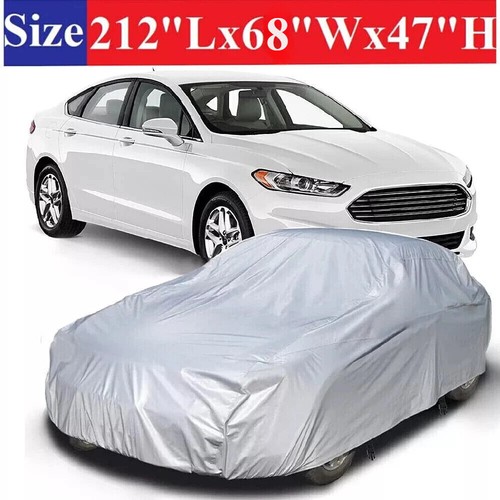 212'' Full Car Cover Waterproof Sun UV Dust Rain Snow Resistant Car ...