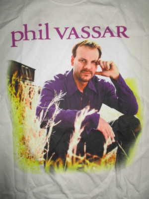 2002 Phil Vassar AUTOGRAPHED American Child Concert Tour (LG) T-Shirt ...