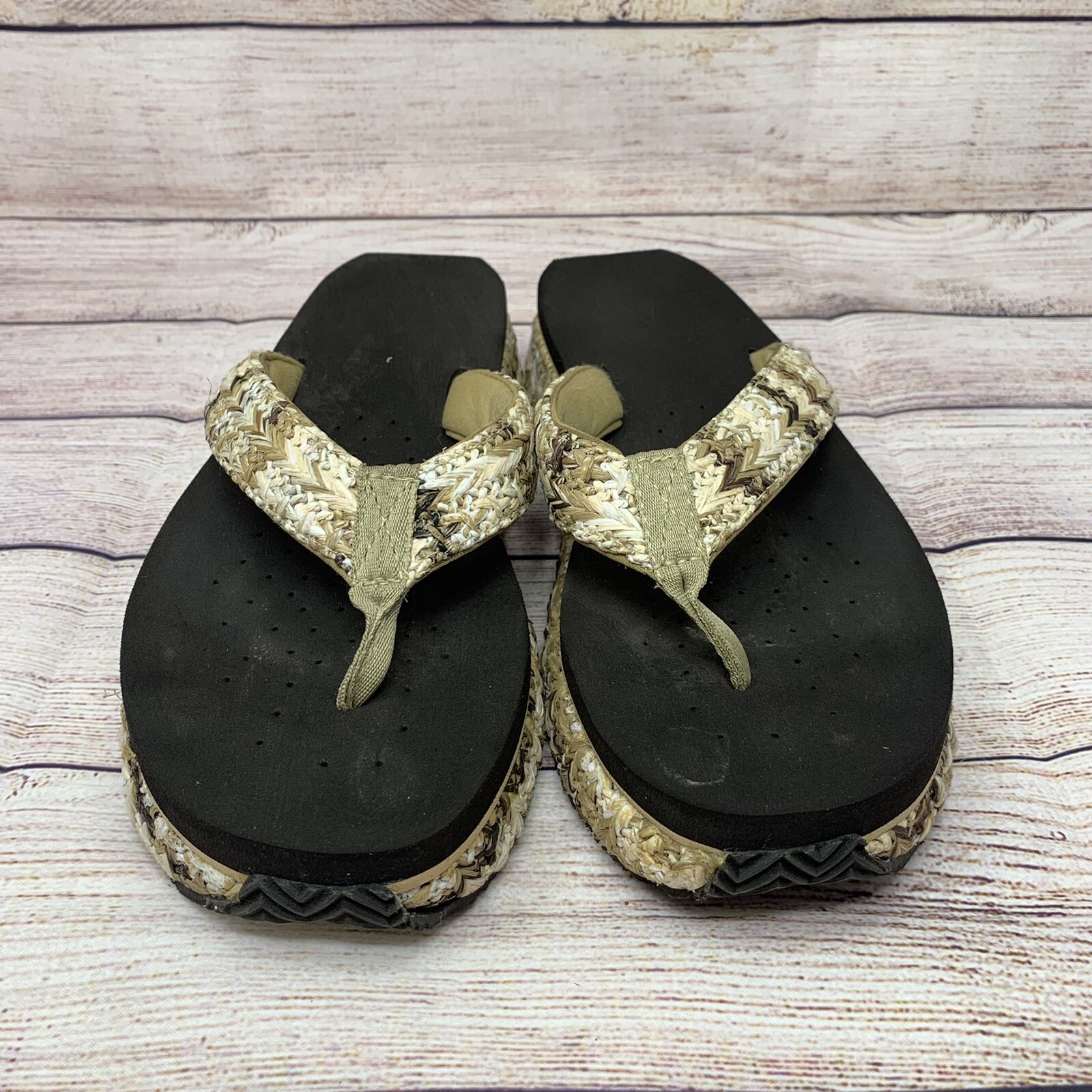 Volatile Wedge Platform Flip Flop Sandals Women's Siz… - Gem