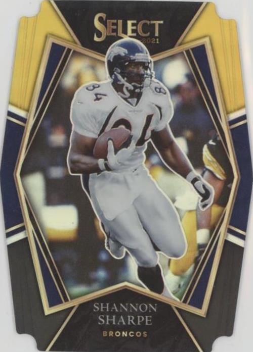 2021 Panini Select - Premier Level Shannon Sharpe #142 Black & Gold ...
