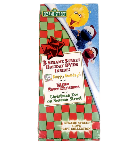 Sesame Street - Holiday 3-Pack (DVD, 2002, 3-Disc Set) BRAND NEW SEALED ...