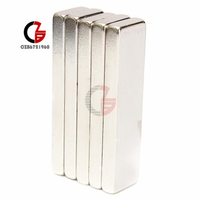 10PCS Big Strong Block Bar Fridge Magnets 40x10x4mm Rare Earth ...