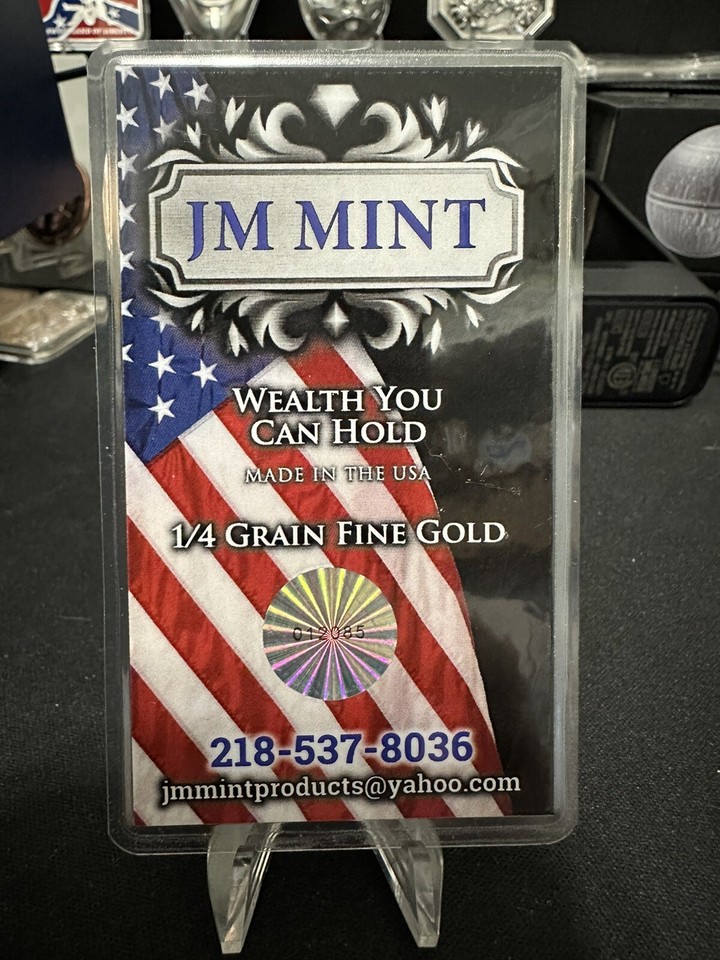 2024 President Trumpinator 1/4 Grain-1/60th Gram .999-24k Gold Not ...