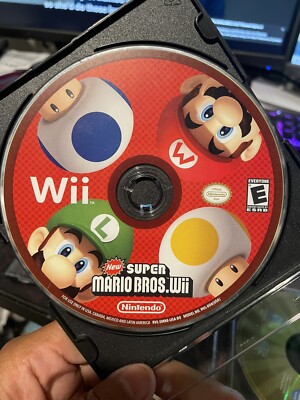 New Super Mario Bros. Wii (Nintendo Wii, 2009) 45496901738 | eBay