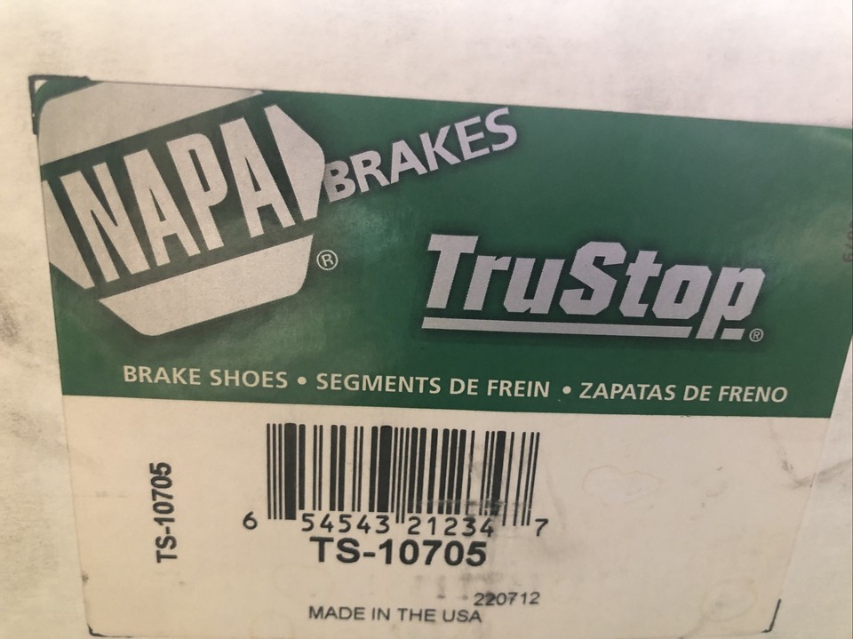 Napa Brakes Trustop TS-10705 Brake Shoes, Rear | eBay