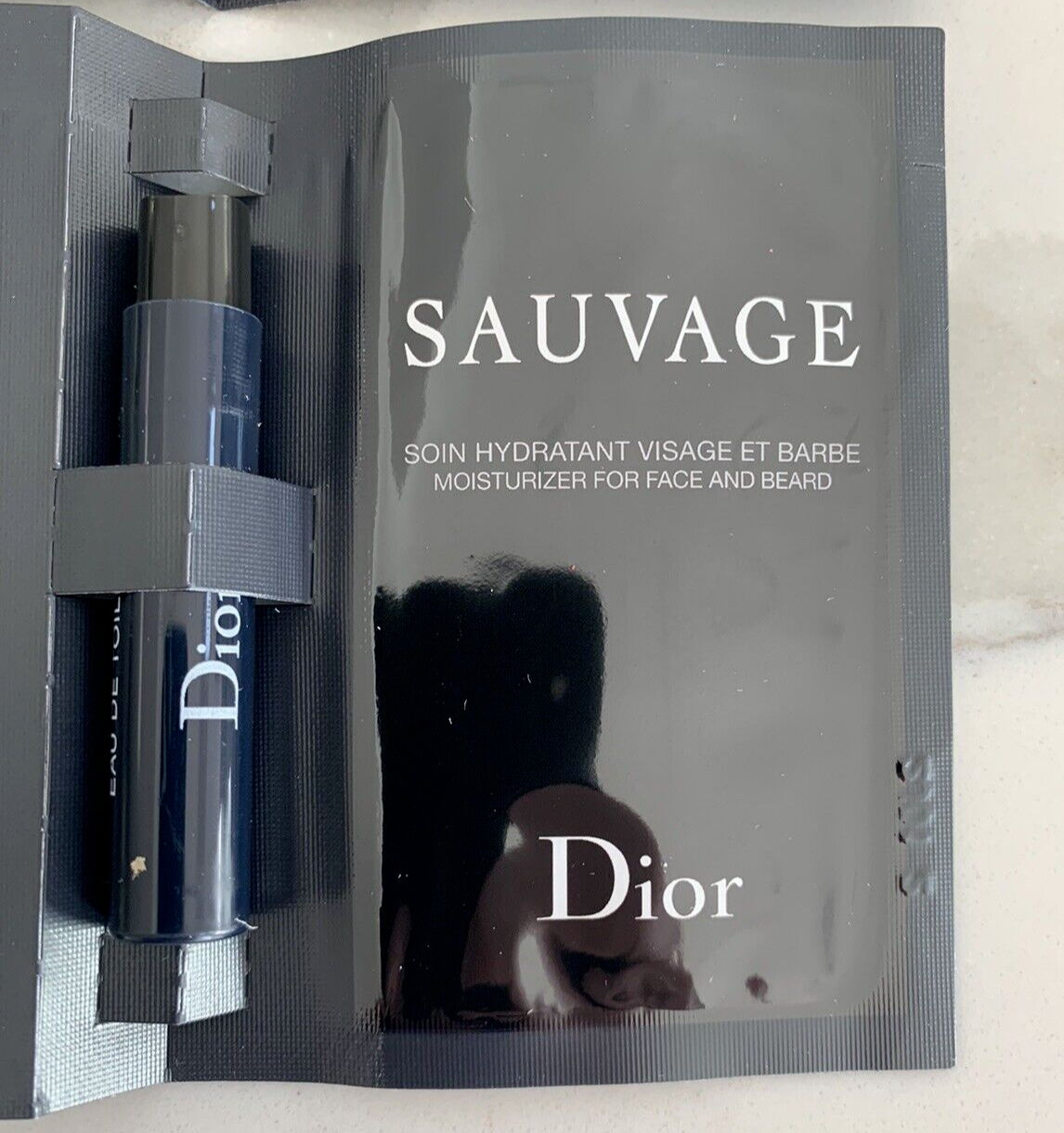 3-pc DIOR Sauvage sample set: Eau de Toilette Spray, Face Cleanser ...