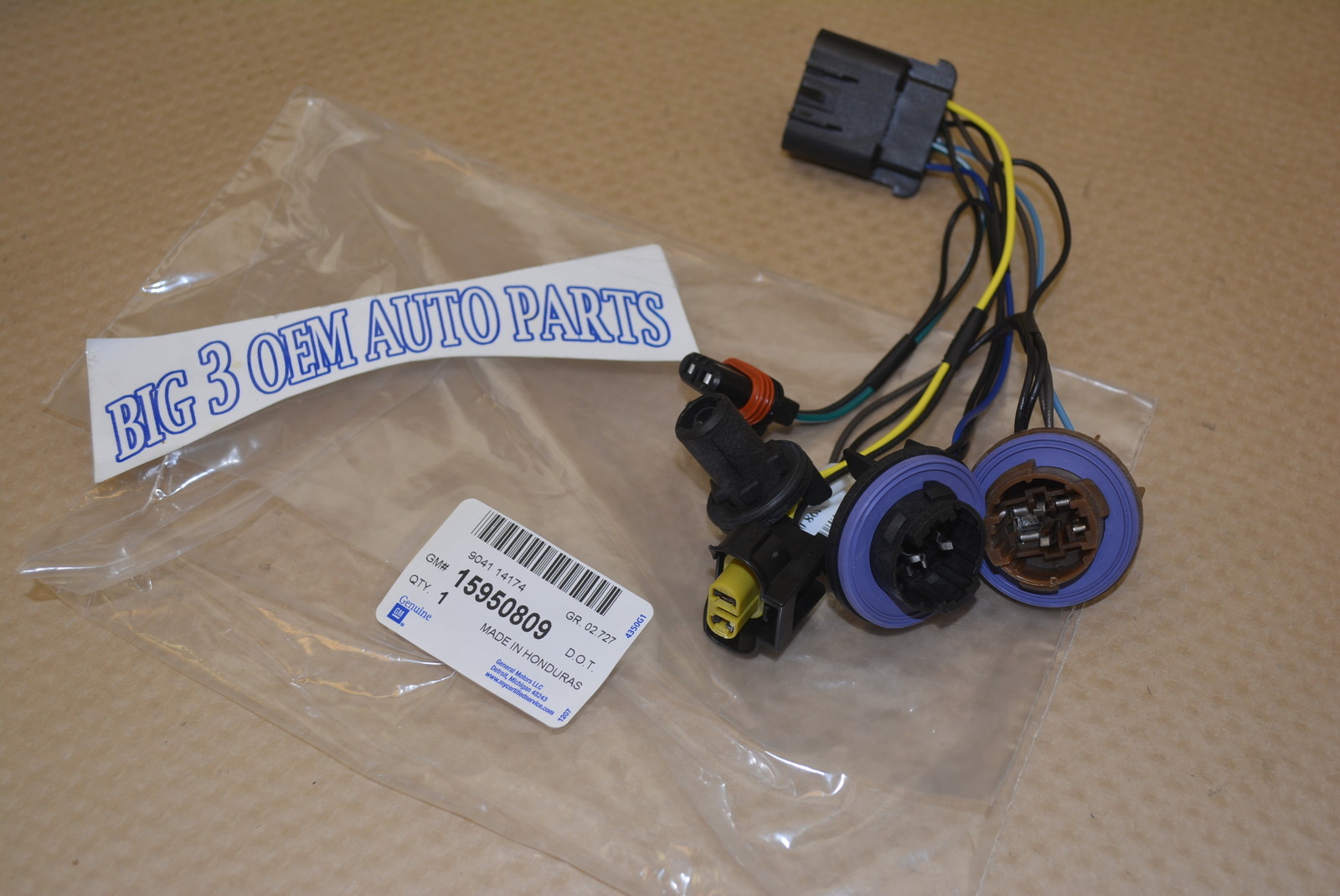 2007-2014 Chevrolet Suburban Tahoe Headlamp Wiring Harness new OEM ...