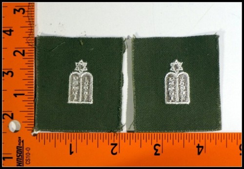 Military Patches US Army Pair Jewish Chaplain New Old Stock #T888 | eBay