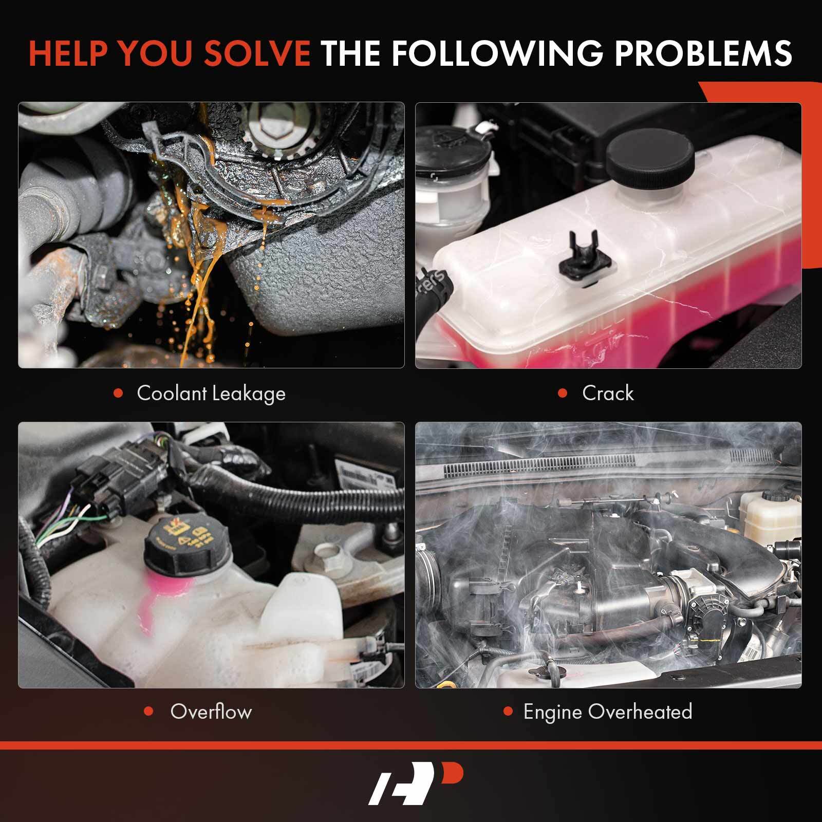 Expansion Tank with Cap for Audi Q7 2017-2022 2.0L 3.0L 4M0121321K ...