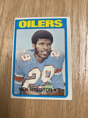 1972 Topps Football Ken Houston Oilers Card #78 | eBay