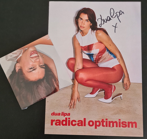 Dua Lipa Radical Optimism NEW CD + HAND SIGNED A4 poster HMV Exclusive | eBay