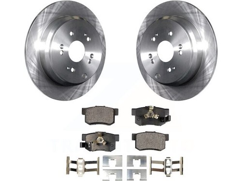 For 2005-2016 Honda CRV Brake Pad and Rotor Kit Rear HQ Brakes ...