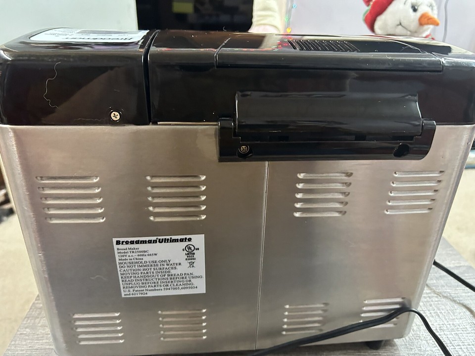 Breadman Ultimate Plus Bread Maker TR2500BC Works Great With Bread Basket | eBay