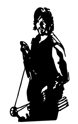 Daryl Dixon Silhouette Walking Dead Svg Walking Dead Bundle Darrel