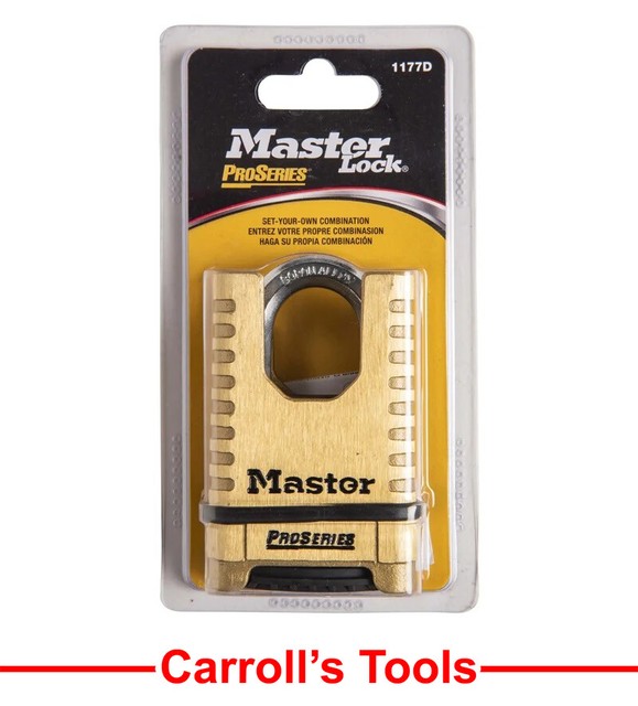 Master Lock 57mm Shrouded Combination Padlock 1177D for sale online | eBay