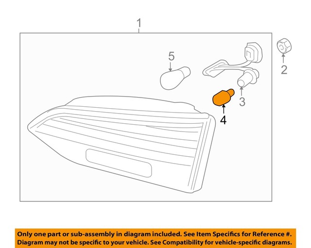 Hyundai OEM 06-15 Sonata-exterior Bulb 1864318004N for sale online | eBay